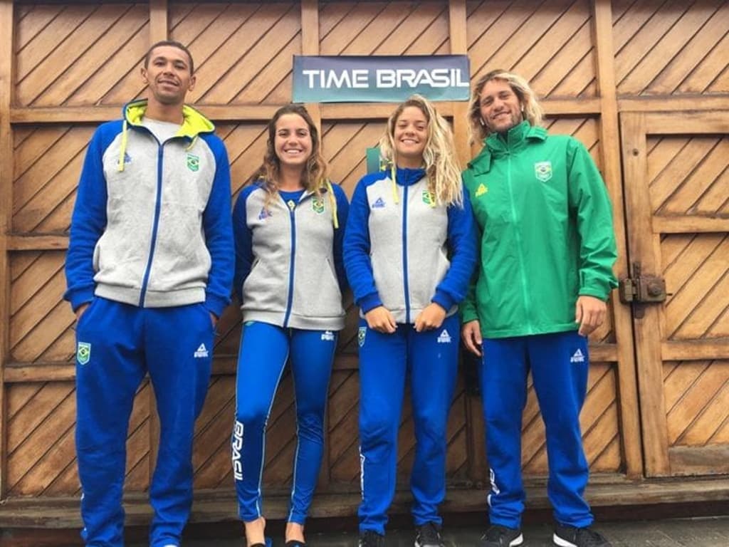 Surfe: Karol Ribeiro e Robson Santos garantem Brasil nas oitavas - Lance!