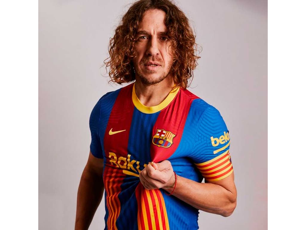 Com Puyol, Barcelona lança camisa especial para clássico contra o Real ...