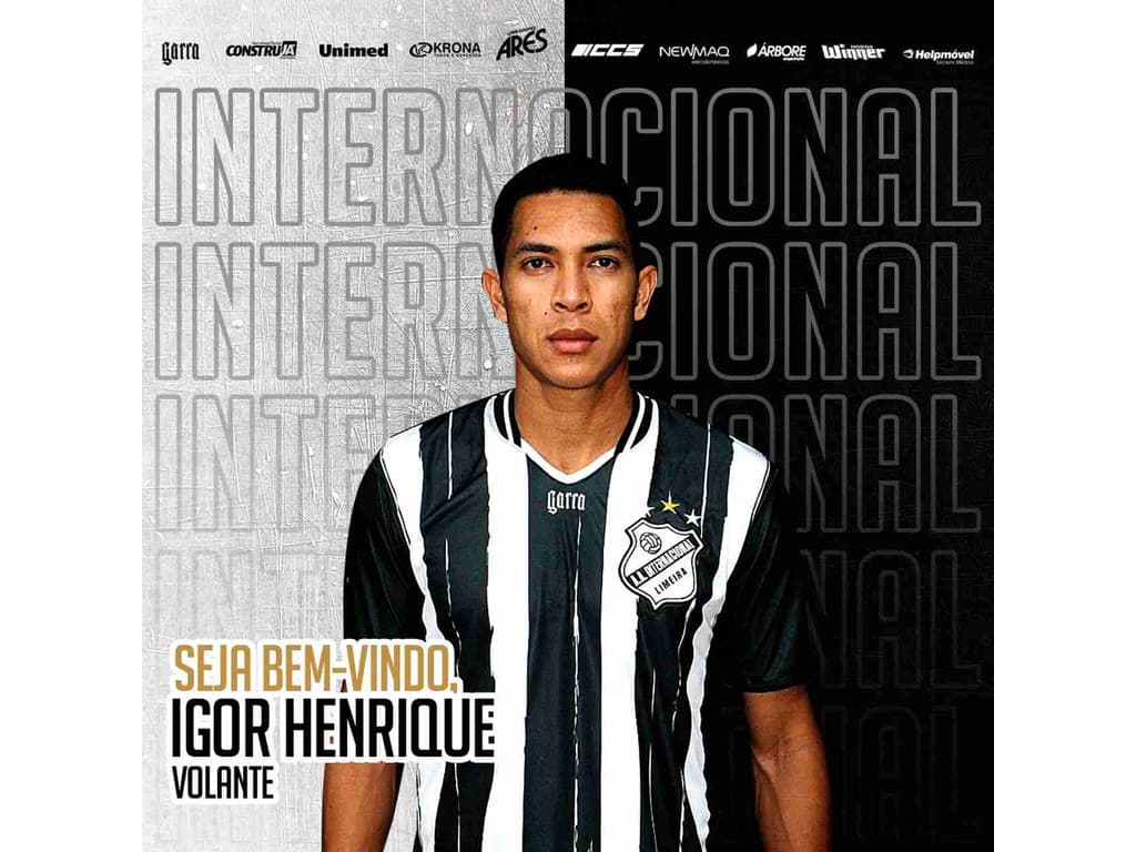 Igor Henrique celebra chegada na Inter de Limeira: 'Venho para ajudar ...