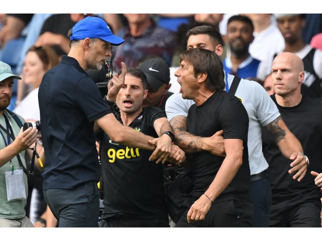 Thomas Tuchel E Antonio Conte Brigam Após Chelsea E Tottenham E São