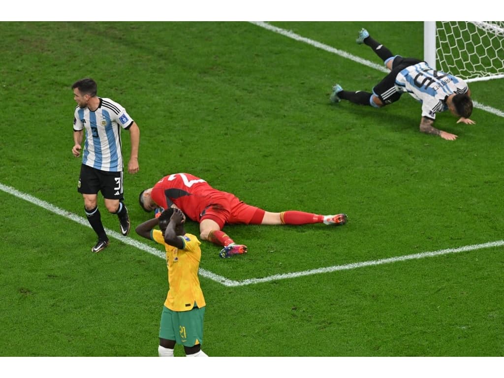 Herói da Argentina contra a Austrália, Martínez revela sentimento em ... Herói da Argentina contra a Austrália, Martínez revela sentimento em ...