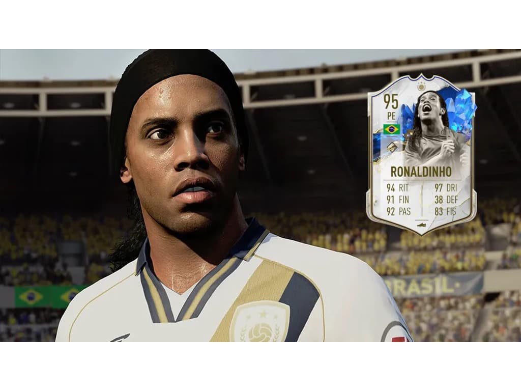 Ronaldinho supera Garrincha em novo card do FIFA 23 - Lance!