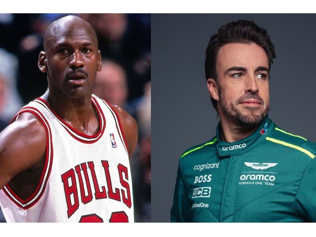 Fernando Alonso se inspira em Michael Jordan para fazer grande anúncio ...