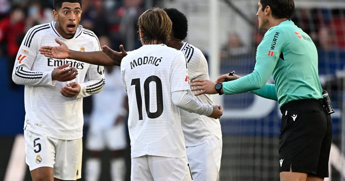Expulsão de Bellingham em jogo do Real Madrid revolta a web: 'Liga ...