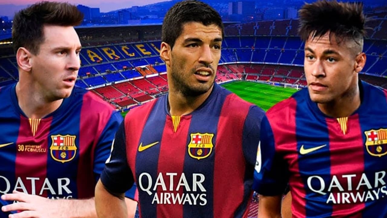 Neymar publica vídeo com foto do trio MSN: 'É a saudade'