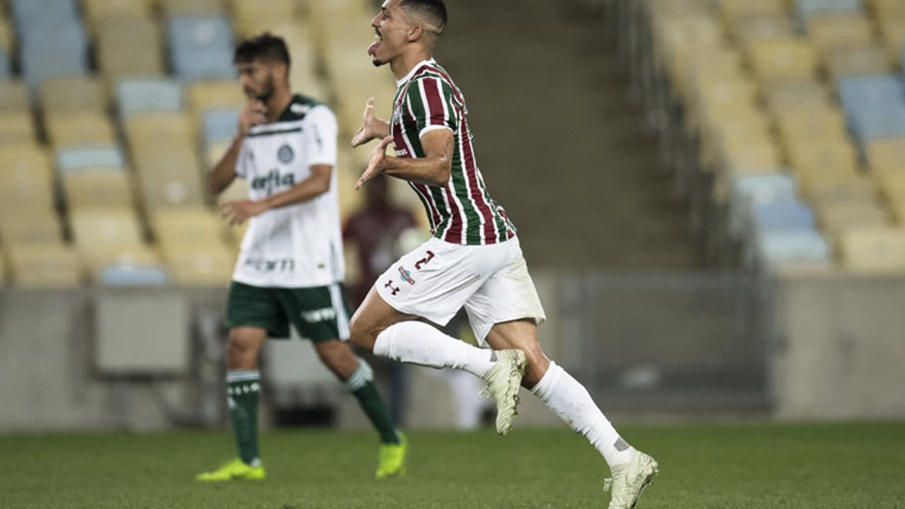 No reencontro com Scarpa, Gilberto marca e Flu vence o Palmeiras