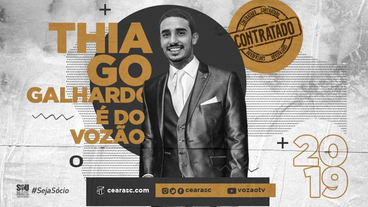 Ceará oficializa a chegada de Thiago Gallardo - Lance!