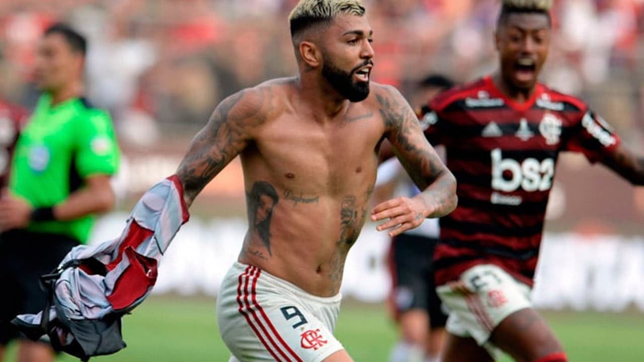 Bicampeão! Com dois de Gabigol, Flamengo vira sobre o River Plate e ...
