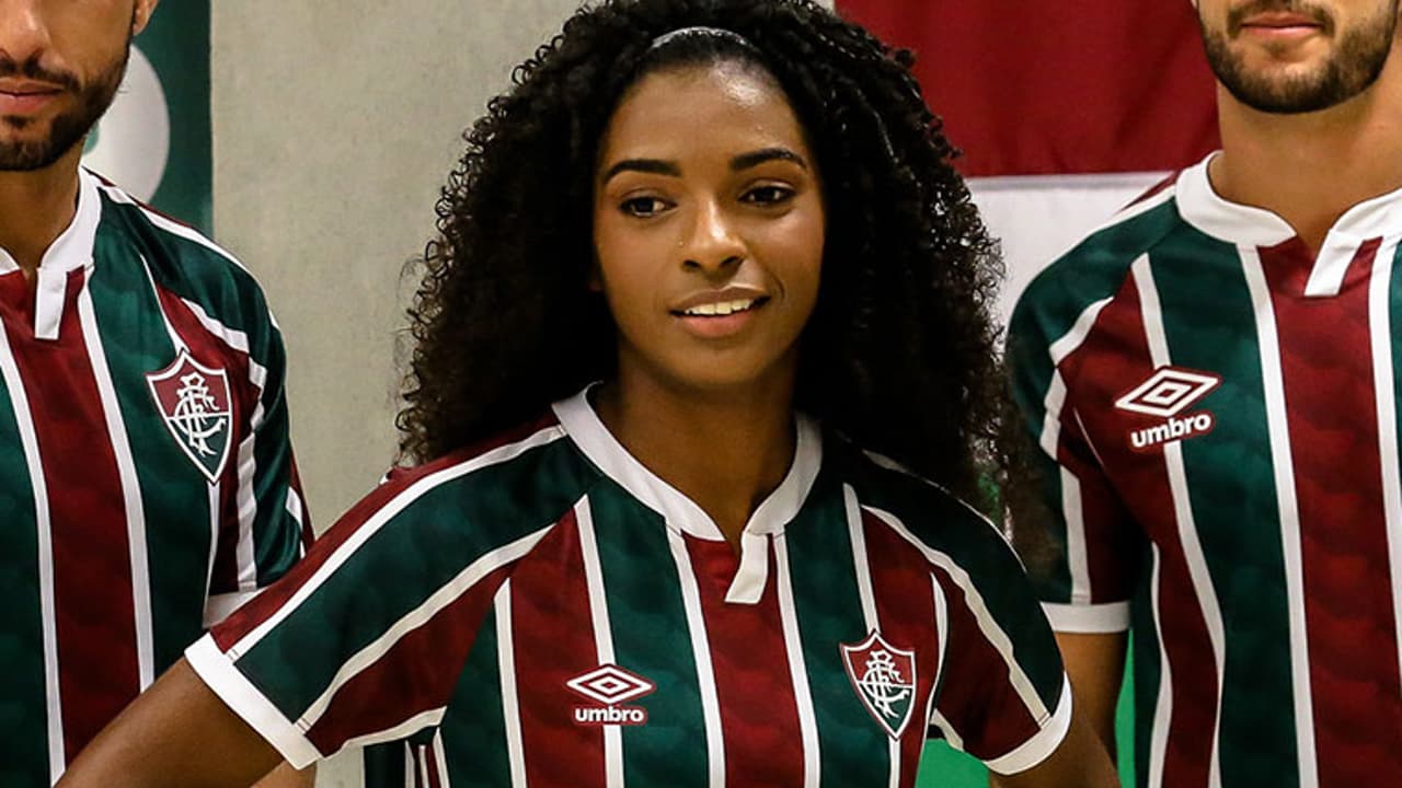 Modelo dos uniformes do Fluminense, Luany celebra: 'Importância da ...