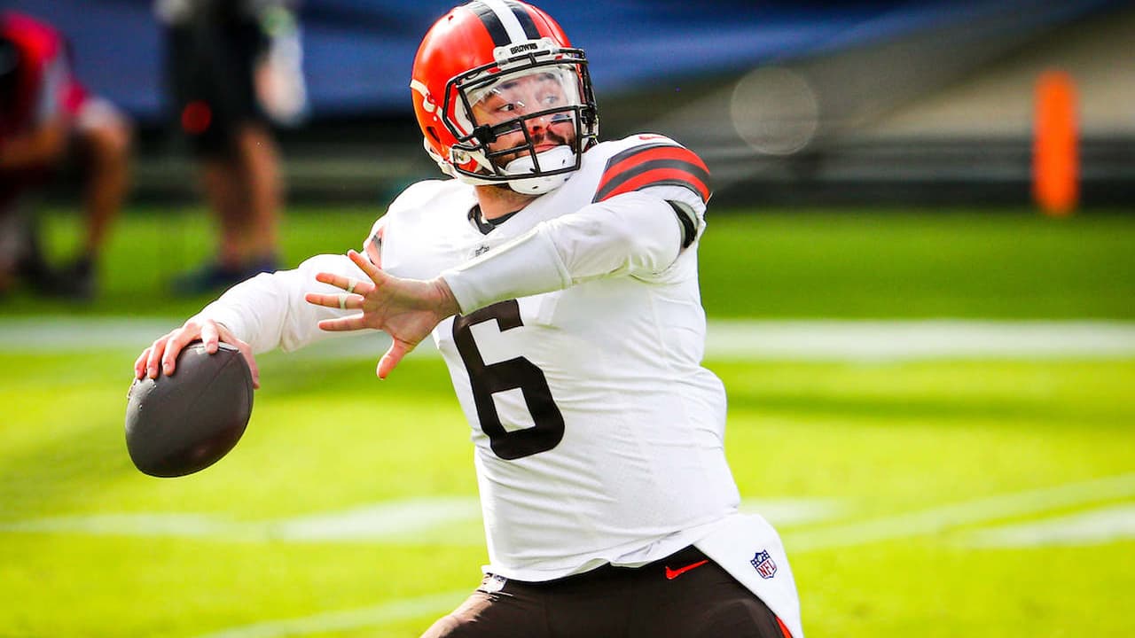 Coordenador ofensivo dos Browns elogia evolução de Baker Mayfield nesta ...