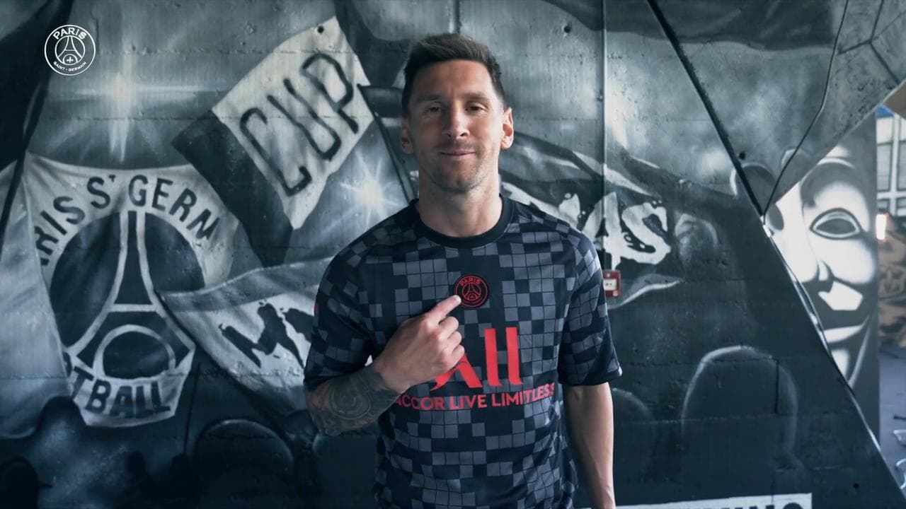 Com Neymar e Messi, PSG divulga terceiro uniforme para 2021/22