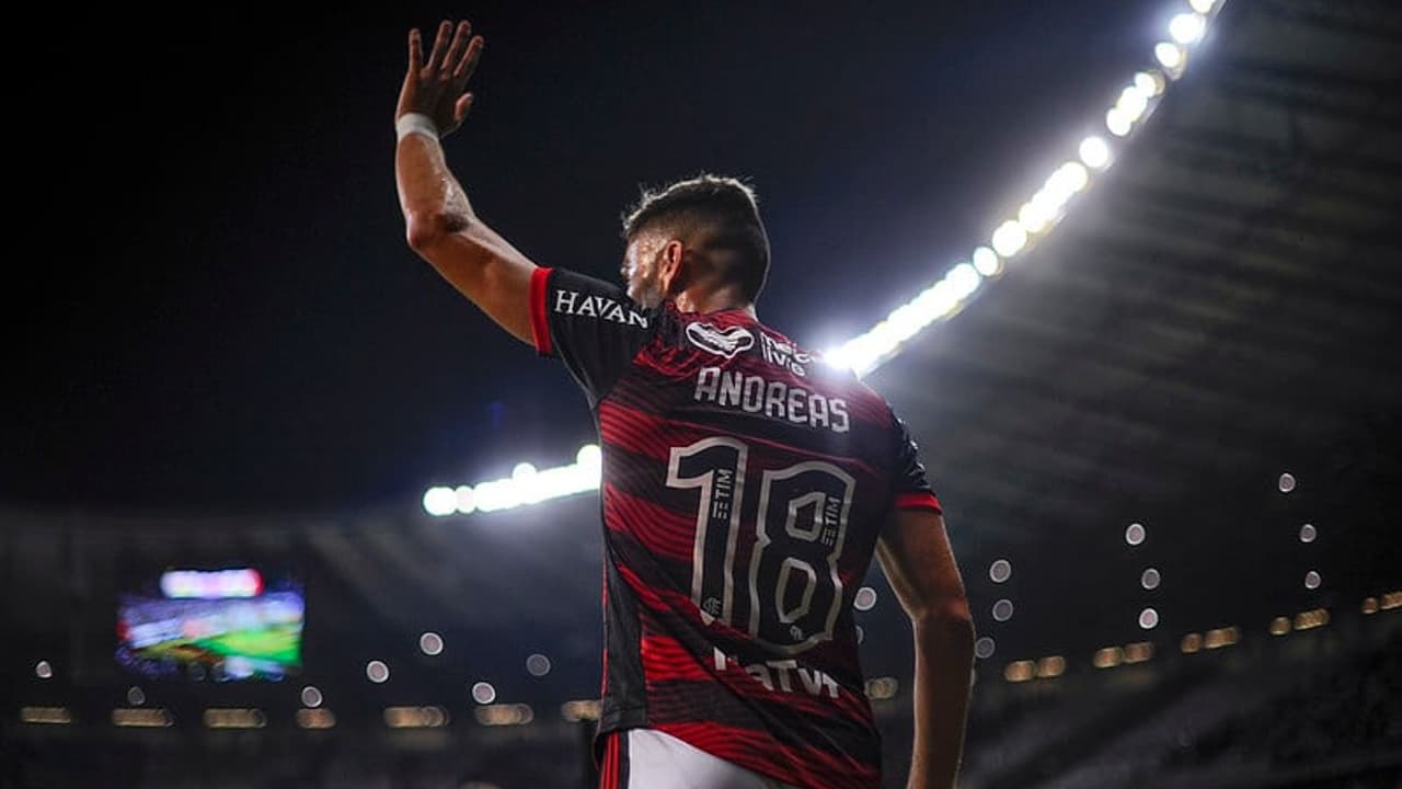 Andreas se despede na fase mais decisiva com a camisa do Flamengo - Lance!