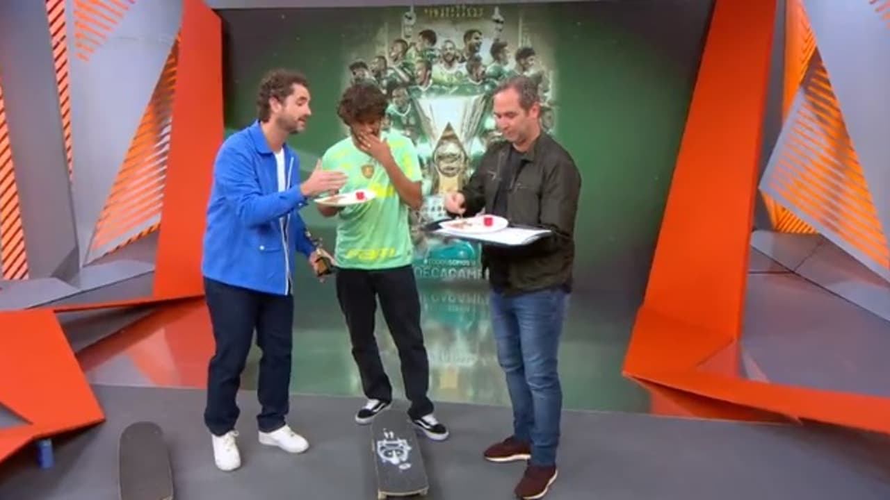 Scarpa, do Palmeiras, é desafiado a comer arroz e feijão com Danoninho ...