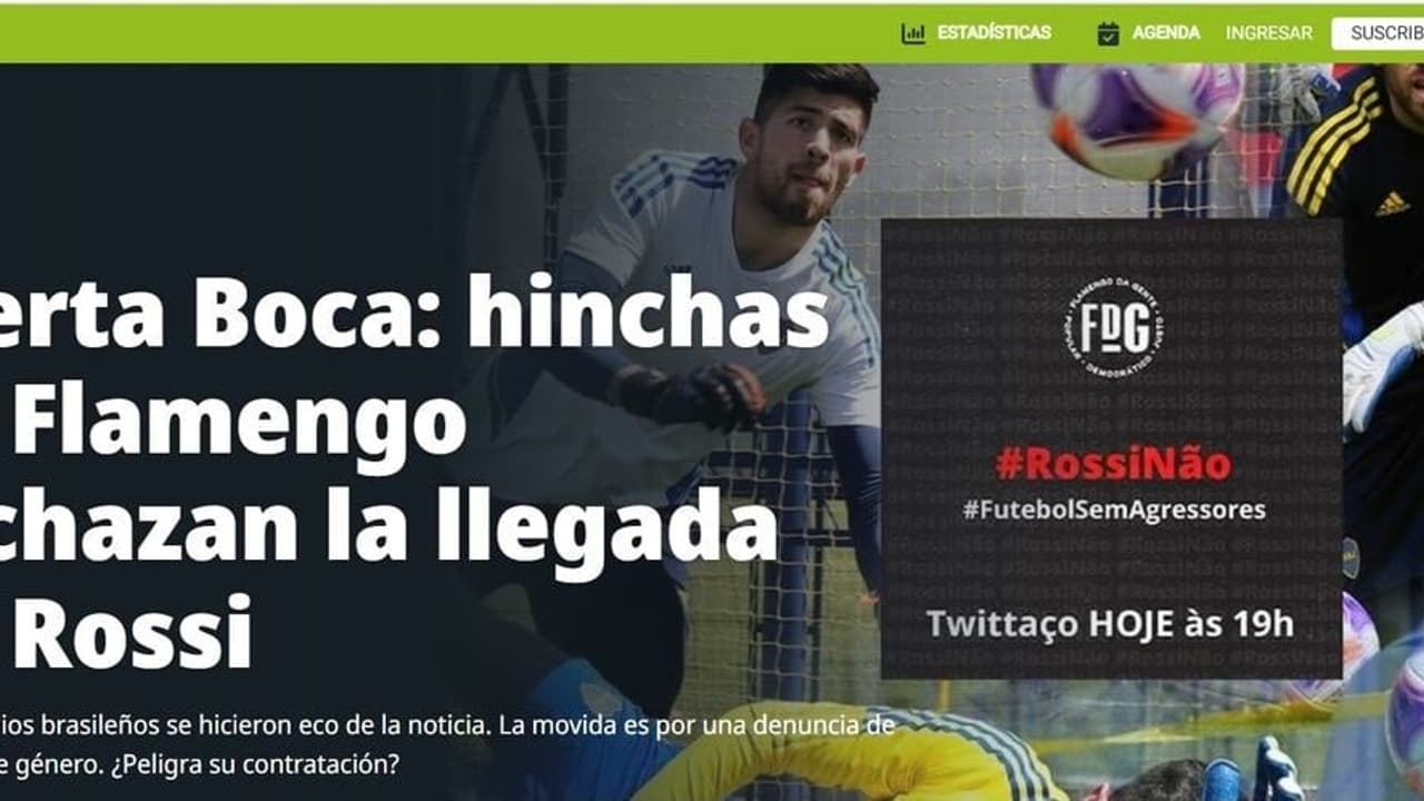 Jornal da Argentina repercute movimento de torcedores do Flamengo ...