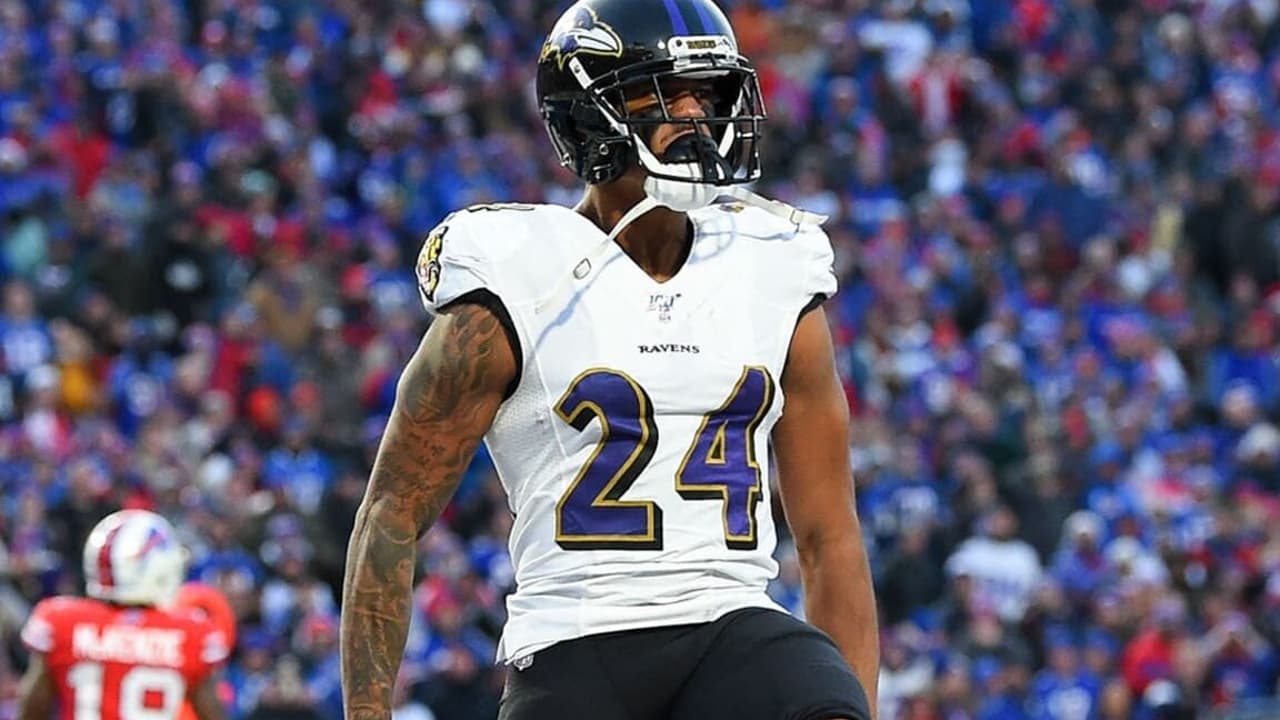 Marcus Peters está próximo de ser contratado pelo Las Vegas Raiders ...