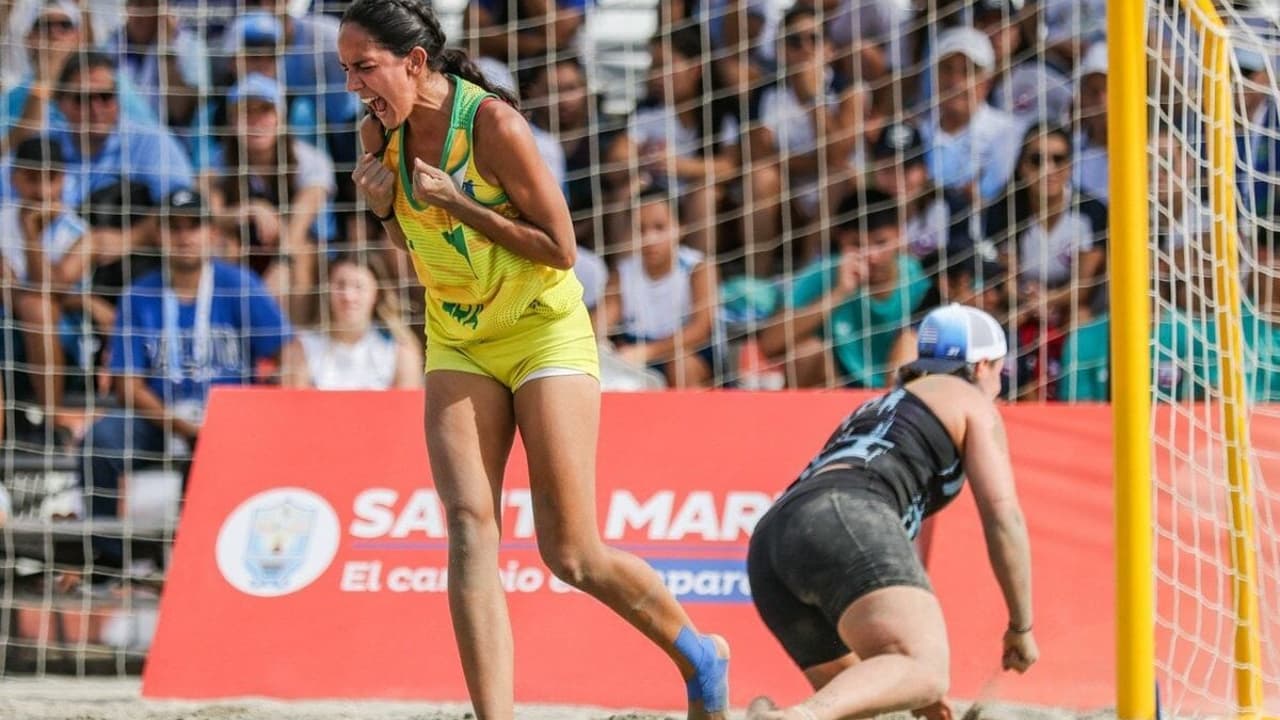 AO VIVO: Brasil e Argentina disputam final do beach handball feminino ...