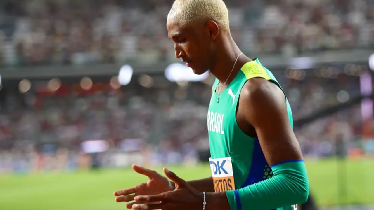 Alison dos Santos, o 'Piu', fica em quinto na final dos 400m com ...