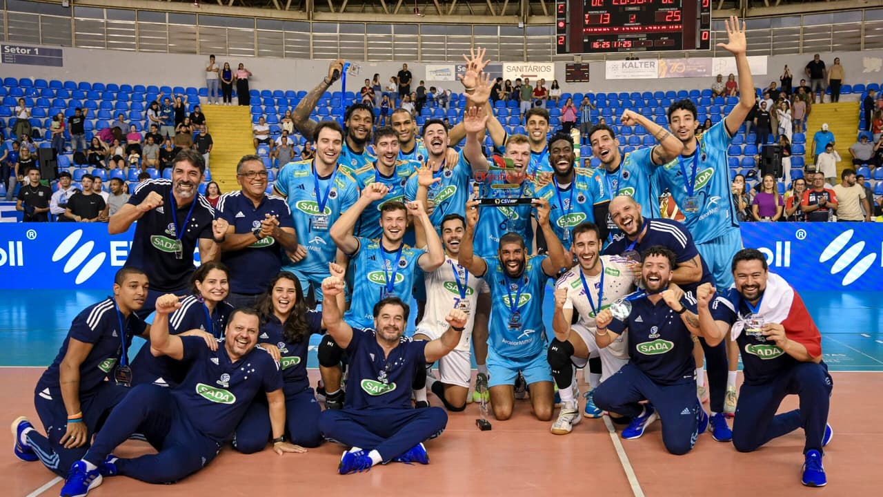 Cruzeiro é campeão sul-americano de vôlei e amplia hegemonia impressionante