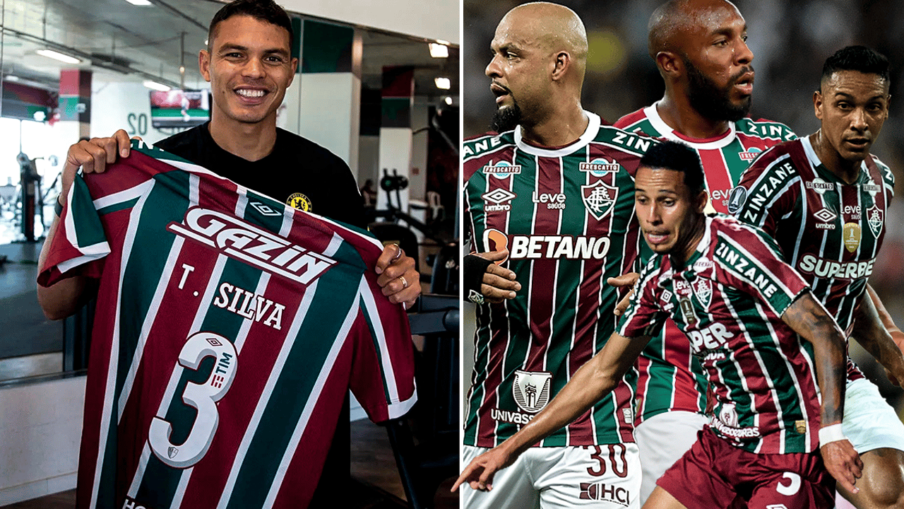 Torcedores escolhem dupla de Thiago Silva no Fluminense