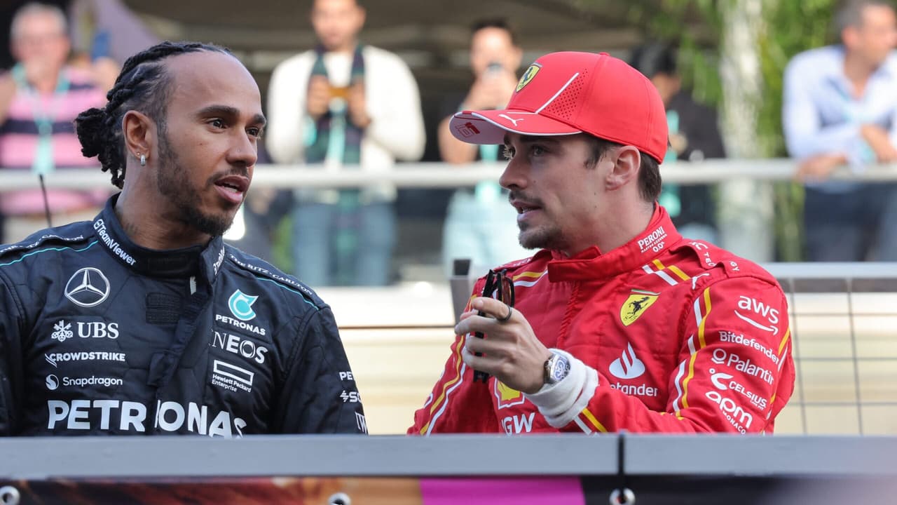 Dupla da Ferrari: Saiba como é a relação entre Hamilton e Leclerc