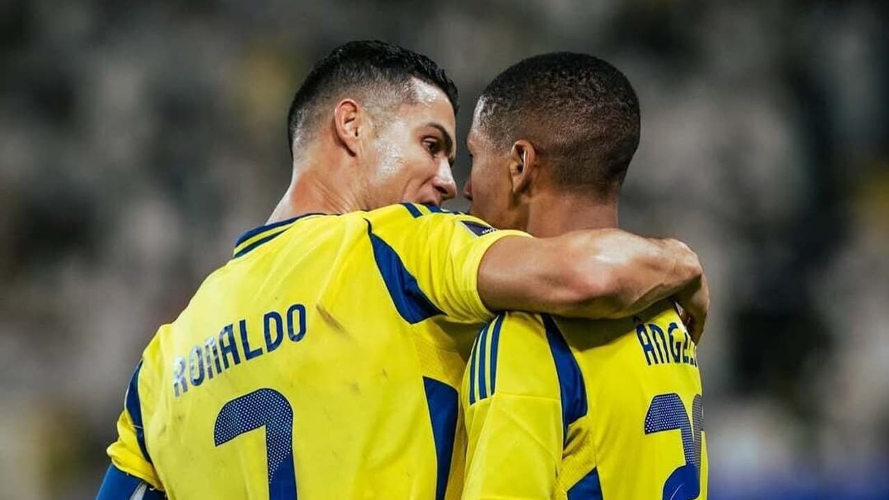 Com CR7 no time, Ângelo se destaca em assistências no Al Nassr