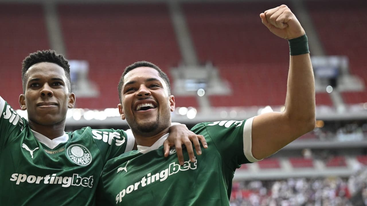 O caminho de Vitor Roque até o primeiro gol pelo Palmeiras