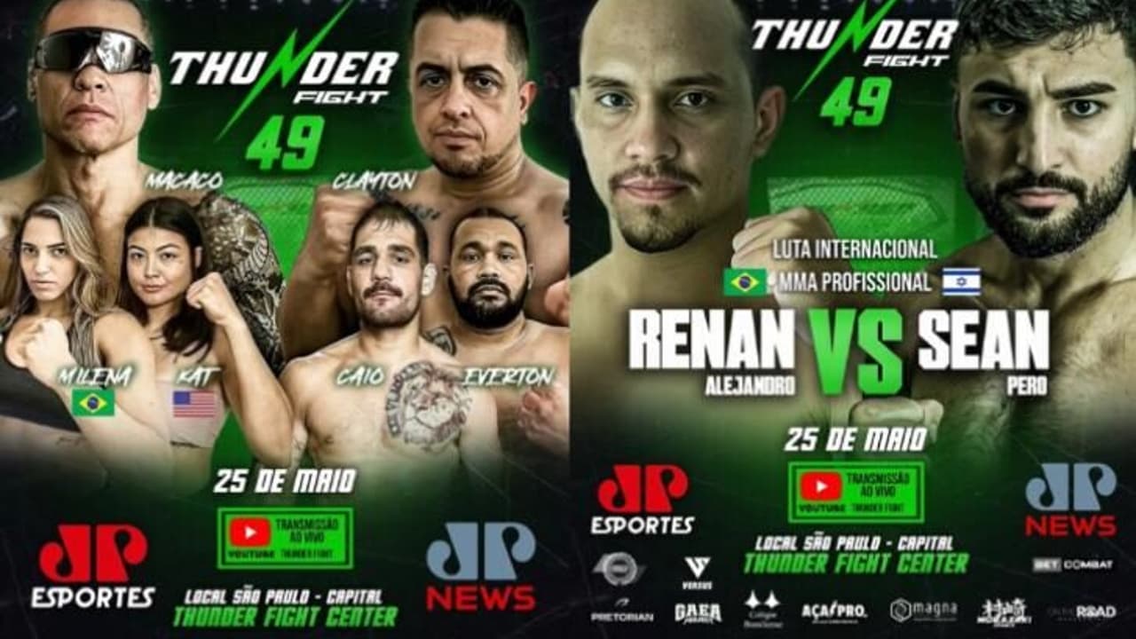 Emissora fecha parceria com Thunder Fight e leva o MMA para programação ...