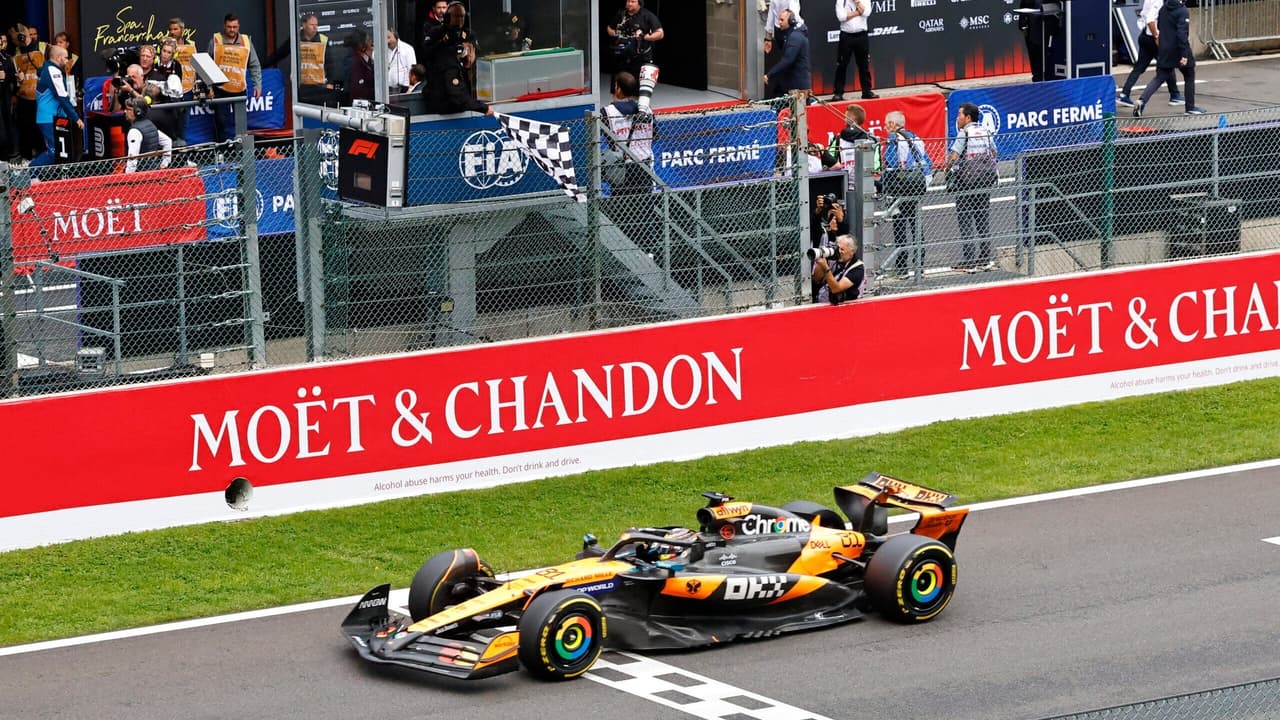 Oscar Piastri supera problemas na F1 e vence GP da Bélgica