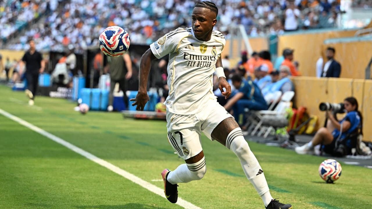 Vini Jr joga hoje? Veja a provável escalação do Real Madrid para estreia