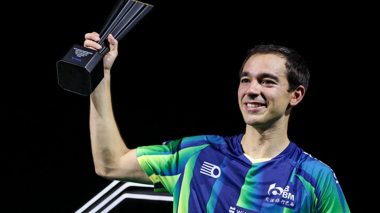 Ranking do tênis de mesa é atualizado após mais um título de Hugo Calderano