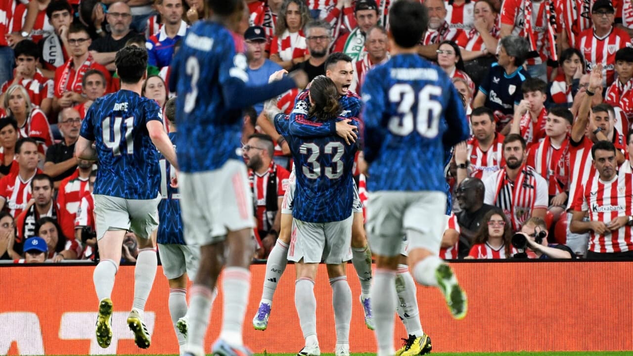Champions: Martinelli sai do banco e faz gol na vitória do Arsenal