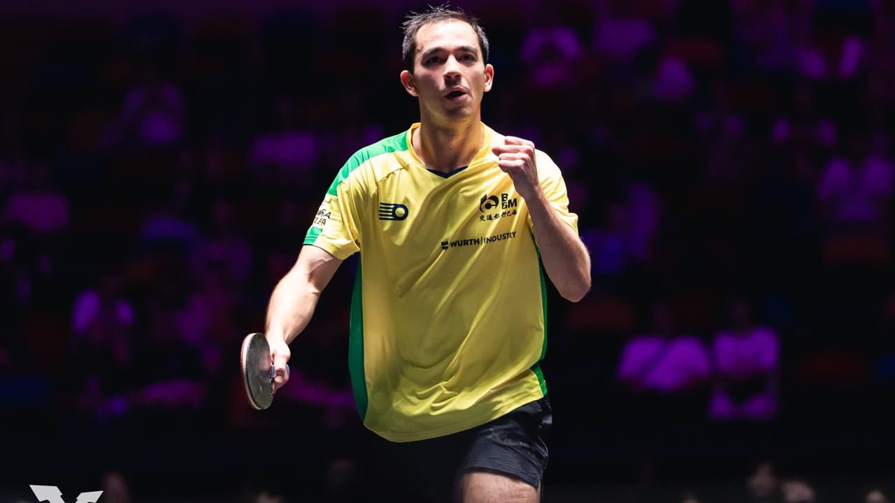 Hugo Calderano vence e avança às oitavas do China Smash; Bruna perde