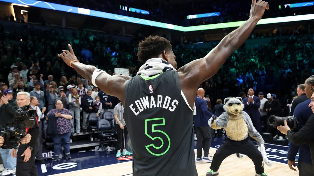 Anthony Edwards revela dilema com Wembanyama: 'Arremesso ou parto para ...