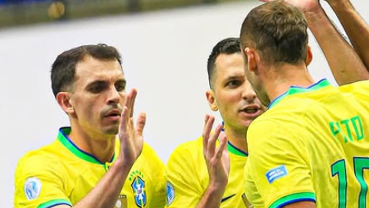Veja lances da vitória do Brasil sobre Venezuela na Copa América de Futsal