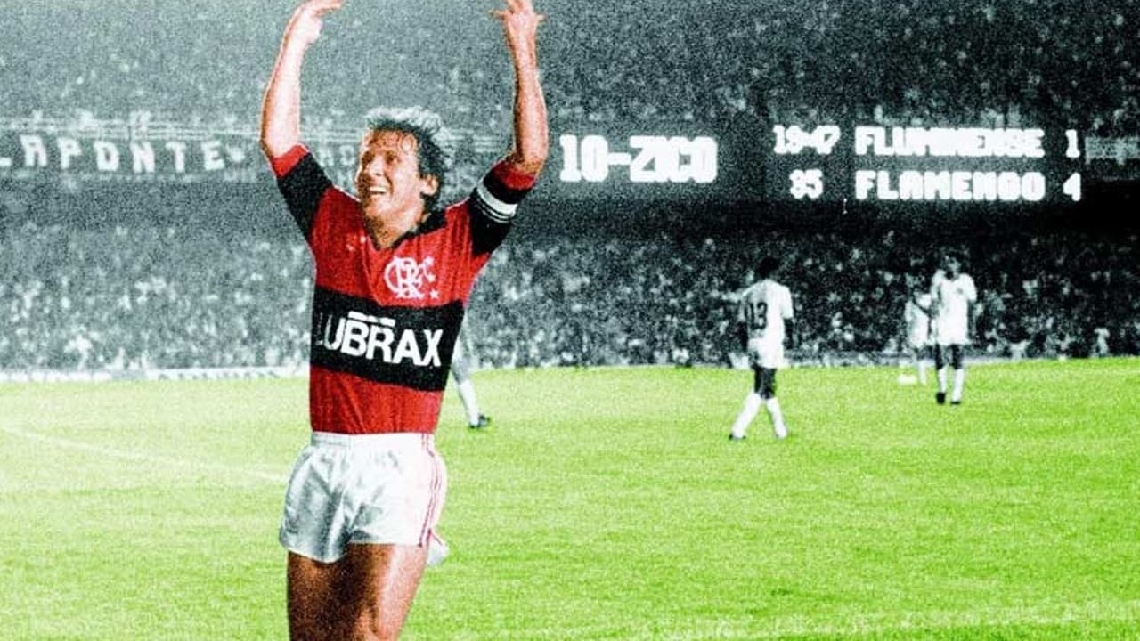 A história de Zico no Flamengo: jogos, gols e estatísticas