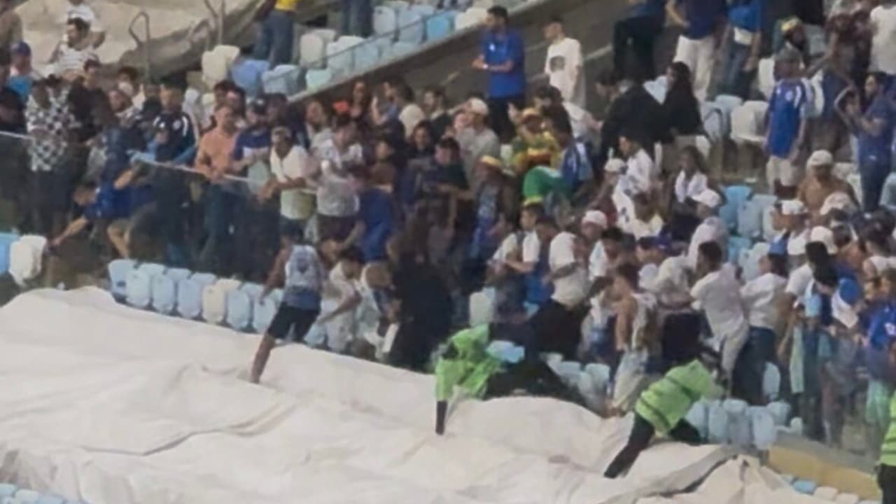 Flamengo x Cruzeiro termina com confusão entre torcedores