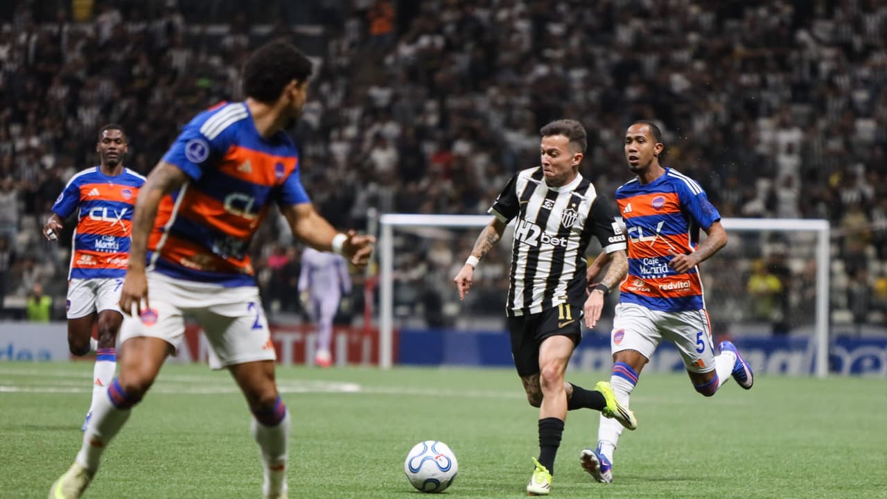 Veja o gol de Atlético-MG x Puerto Cabello: Bernard decide com golaço