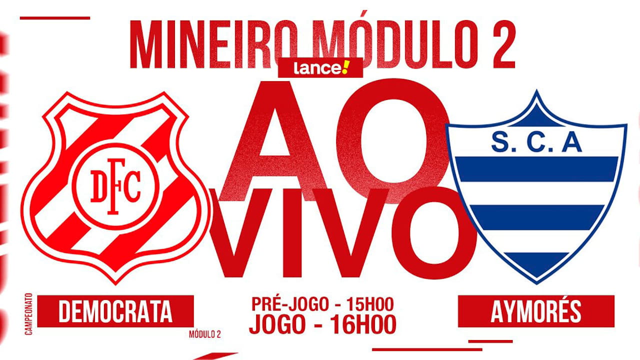 AO VIVO: Lance!TV transmite estreia de Democrata x Aymorés