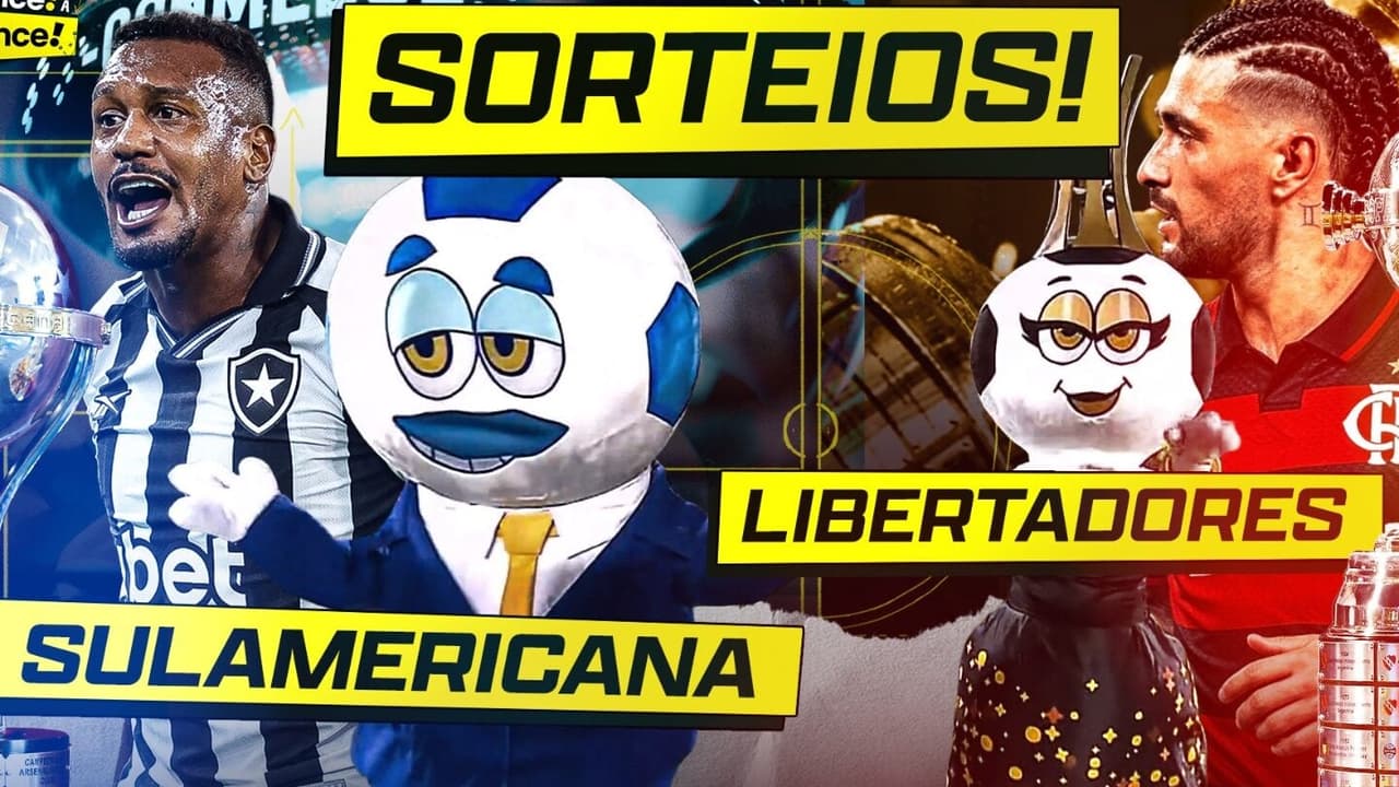 Acompanhe AO VIVO o sorteio da Libertadores e da Sul-Americana no Lance!TV