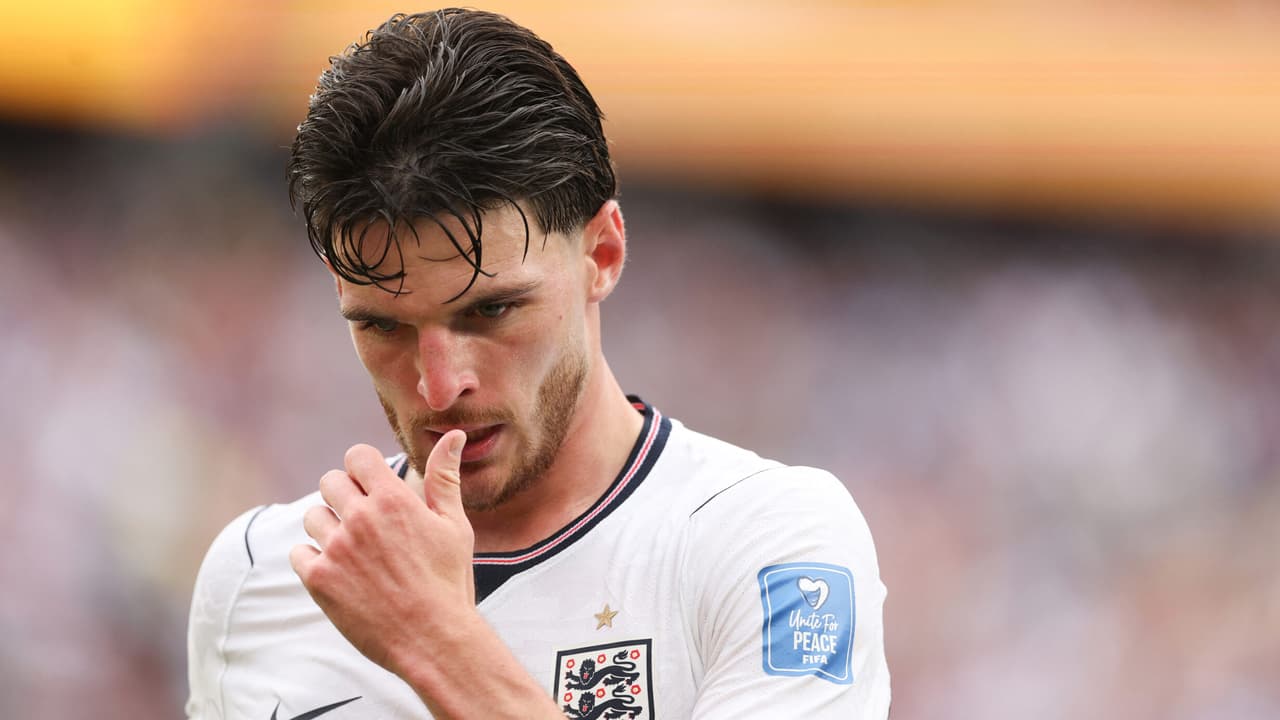 Com possível lesão, Rice preocupa Inglaterra após empate com Gana