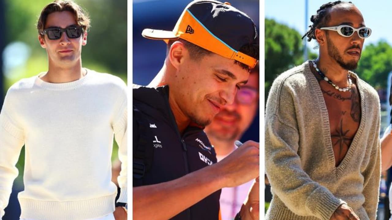 Fim de semana clássico! Confira os looks dos pilotos da Fórmula 1 na ...