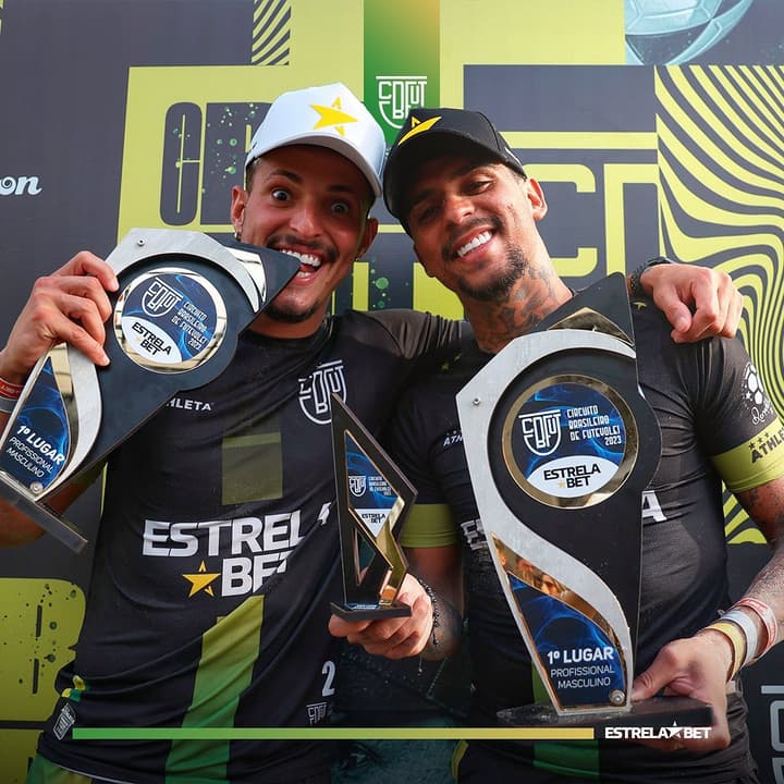 Brisa e Sandrey se sagram campeões da primeira etapa do Circuito Brasileiro de Futevôlei - Lance!