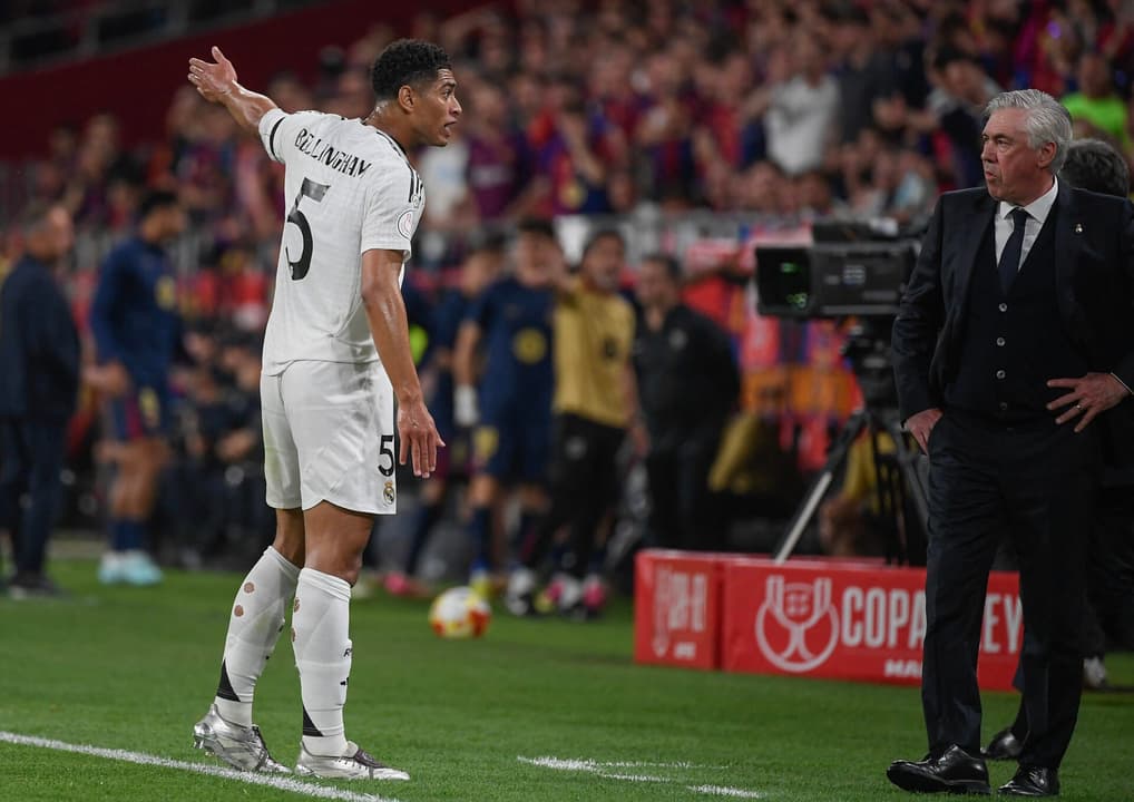 Árbitro expulsa astro do Real Madrid após apito final na Copa do Rei