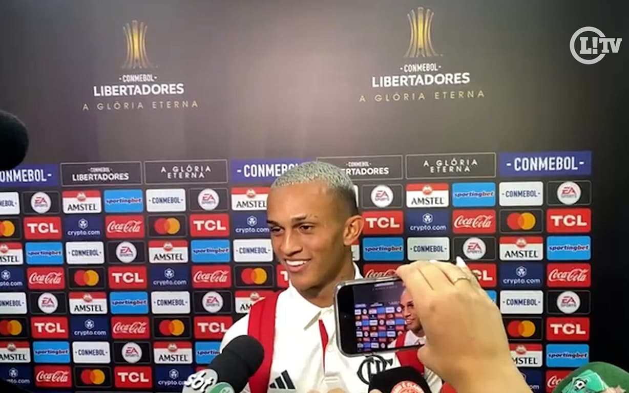 VÍDEO: Wesley comemora primeiro gol pelo Flamengo e exalta entrega do ...