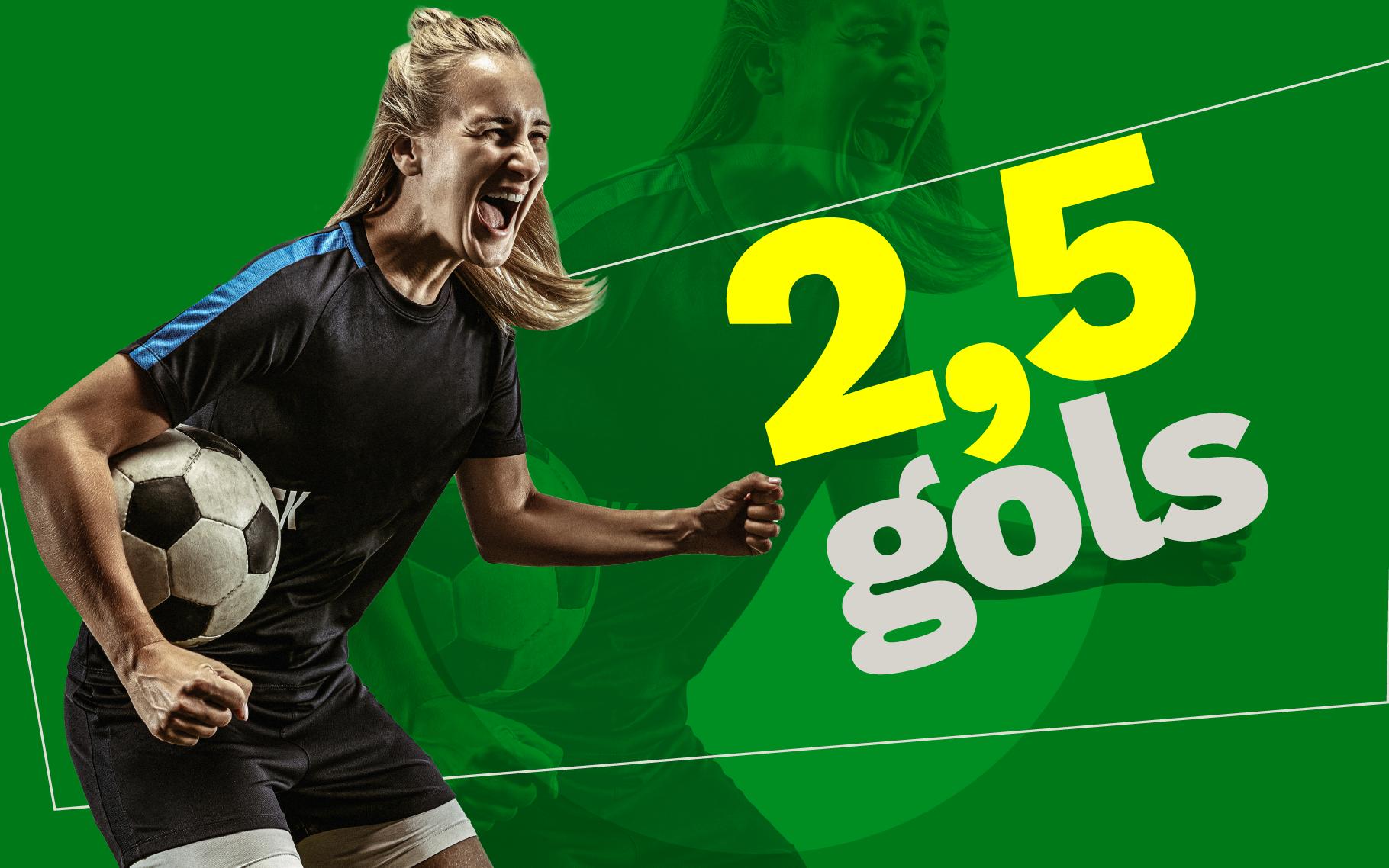O que significa apostar em 2,5 gols no futebol?