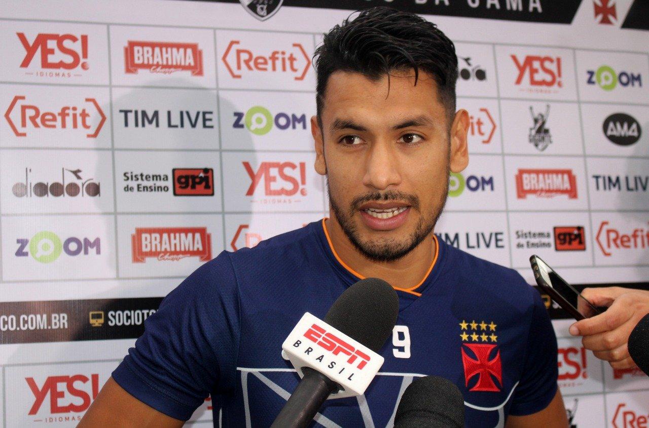 Andrés Ríos diz que não tem posição preferida: 'Quero ajudar o Vasco ...