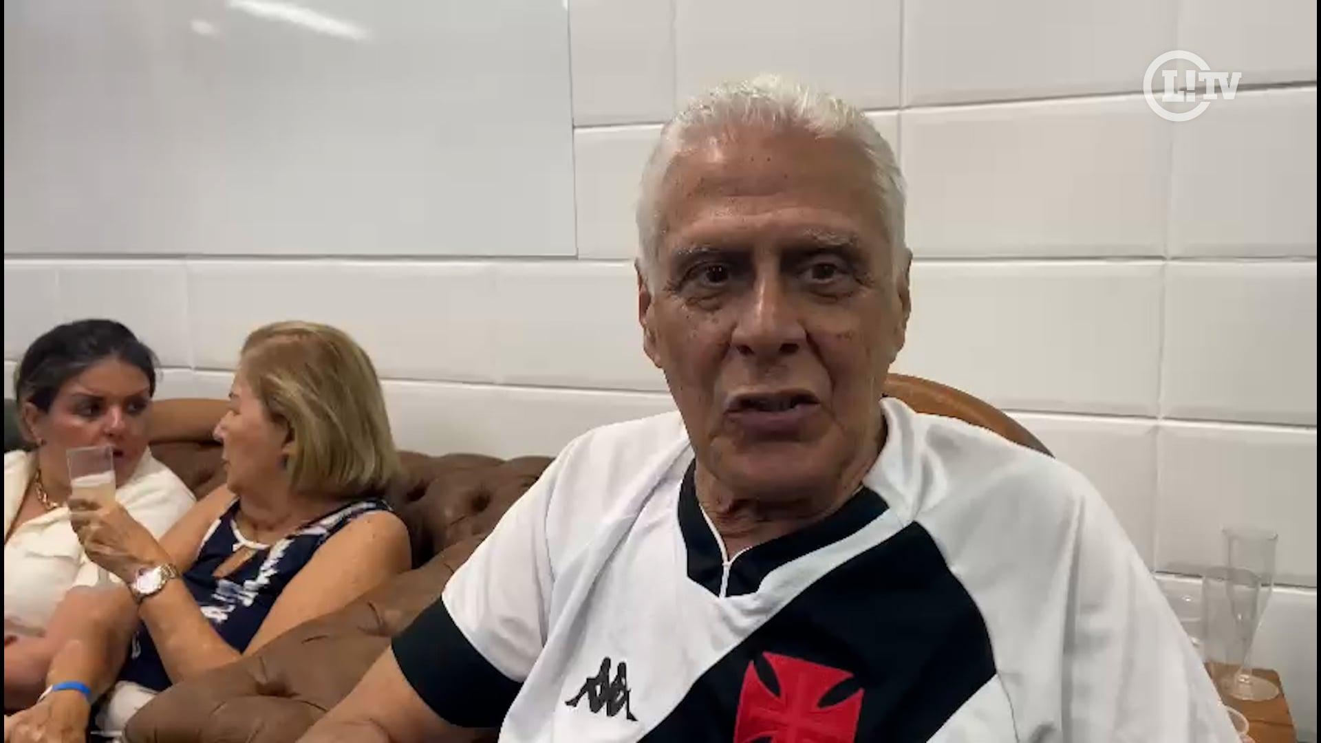 Maior ídolo da história do clube, Dinamite chora com vitória do Vasco ...