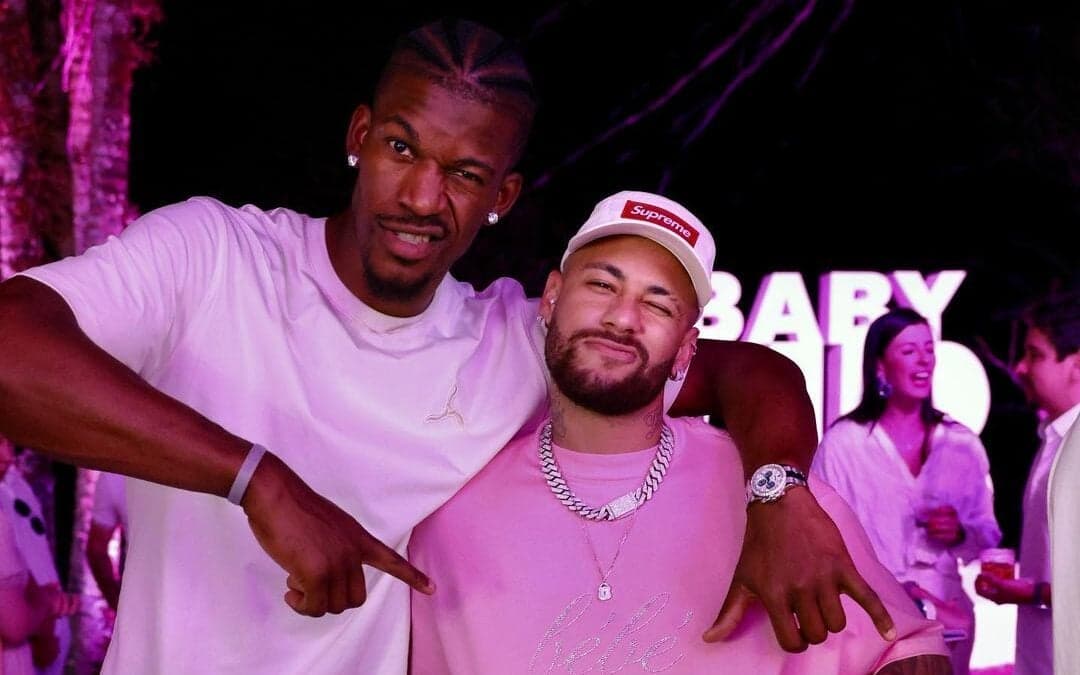 !Parças! Jimmy Butler curte chá revelação de Neymar: 'Pais de menina ...