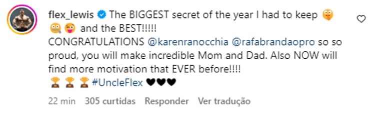 Rafael Brandão, melhor bodybuilder open do Brasil, anuncia que será pai ...