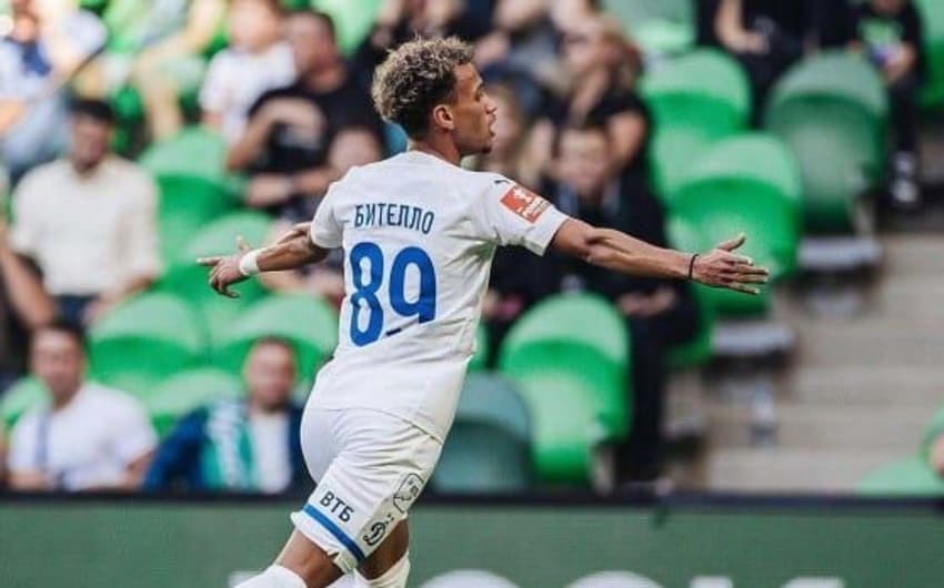 Bitello conquista espaço e tem ótimo começo pelo Dínamo Moscou